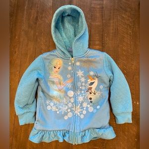 Disney | Jackets & Coats | Disneys Frozen Zipup Hooded Jacket Frozen ...